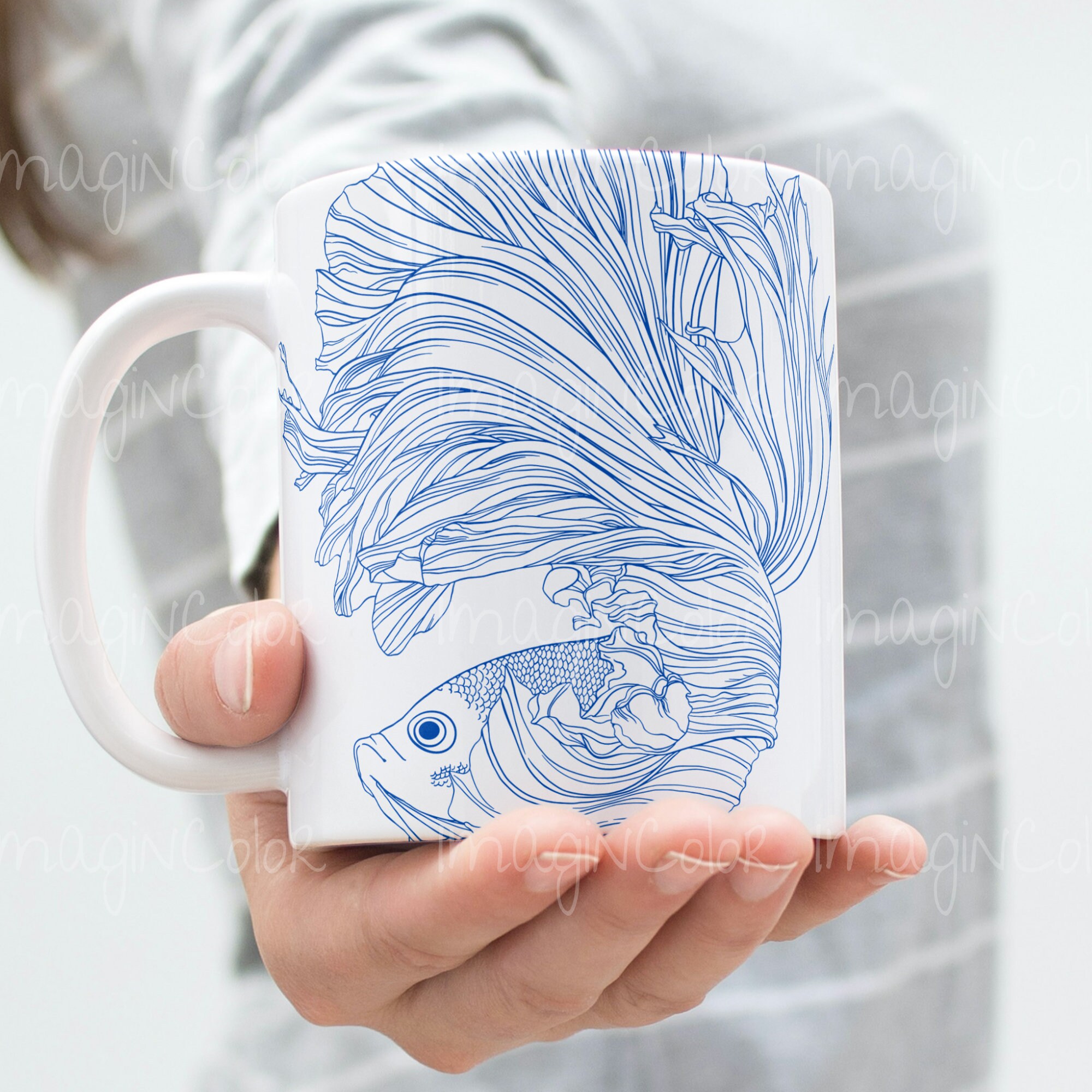 Fish SVG, Betta Fish Svg, Siamese Fighting Fis,aquarium,laser Engraver ...
