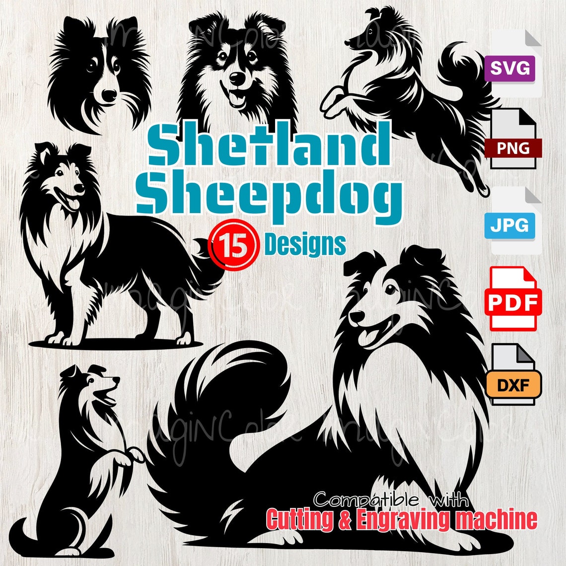 Shetland Sheepdog Dog Silhouettes Svg Png,peeking Dog Png,smile,dog SVG ...
