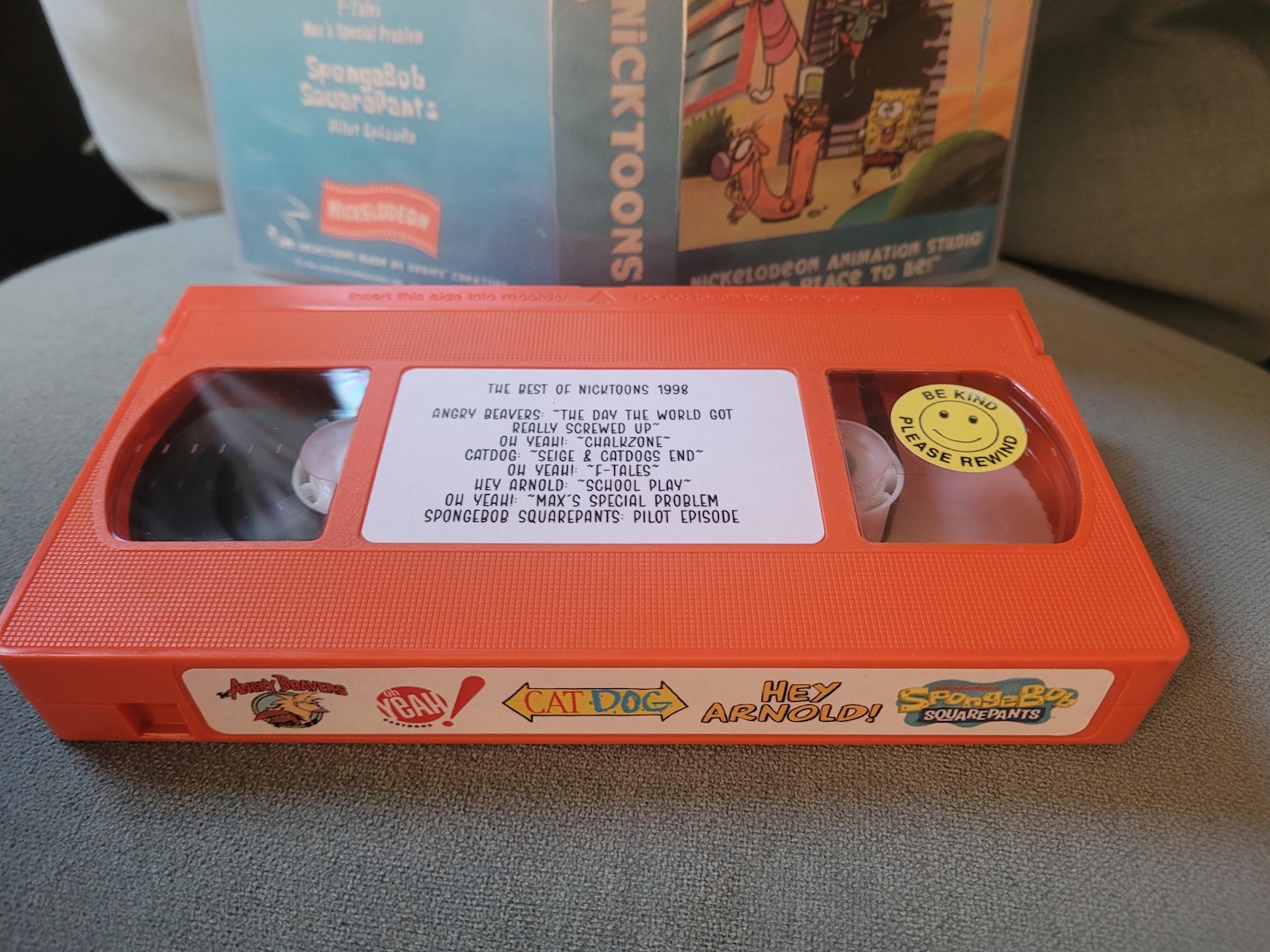 Nickelodeon the Best of Nicktoons 1998 VHS 90's Angry Beavers Catdog Oh ...
