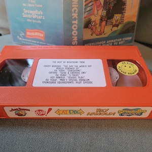 Nickelodeon the Best of Nicktoons 1998 VHS 90's Angry Beavers Catdog Oh ...