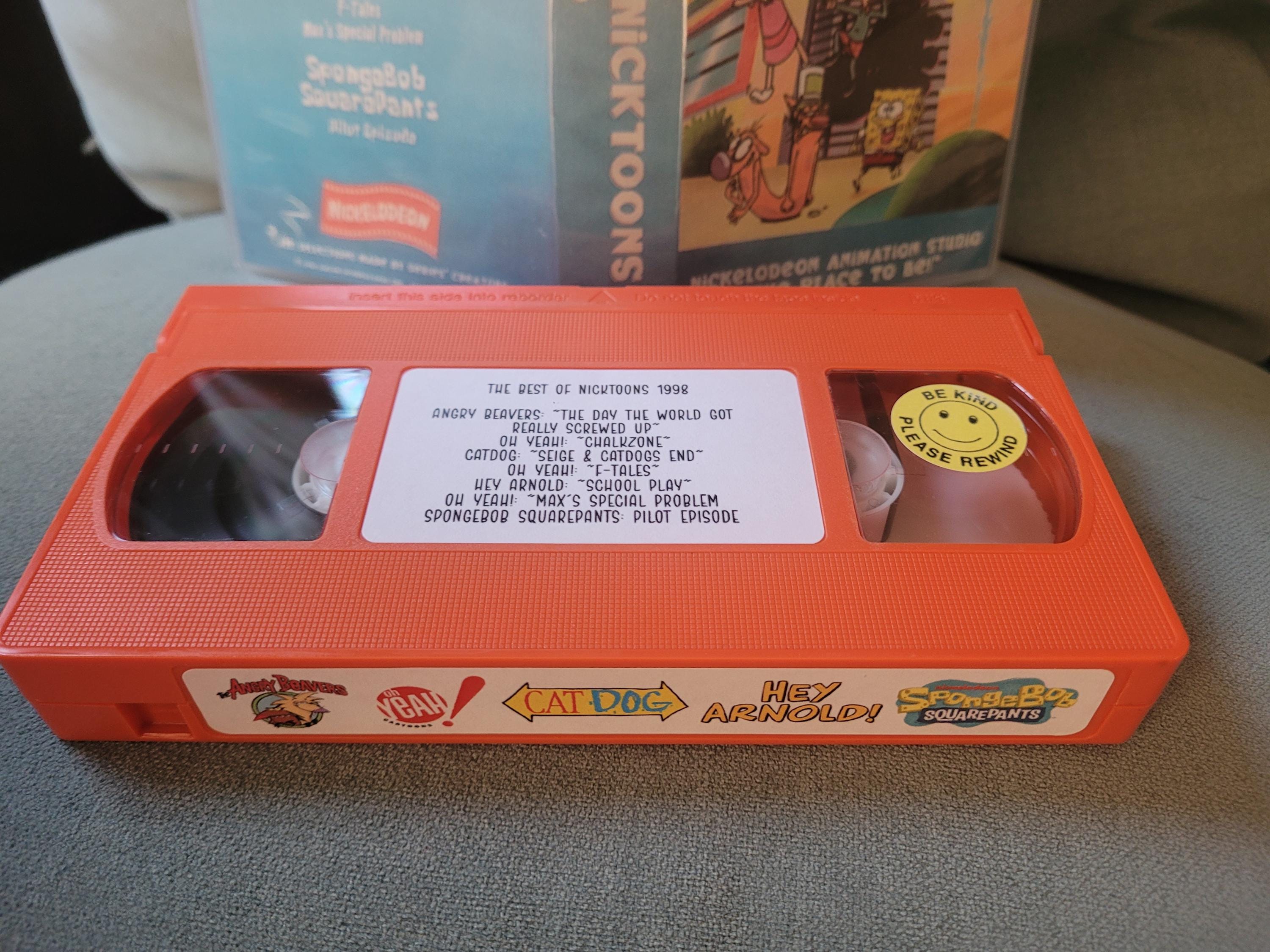Nickelodeon the Best of Nicktoons 1998 VHS 90's Angry Beavers Catdog Oh ...