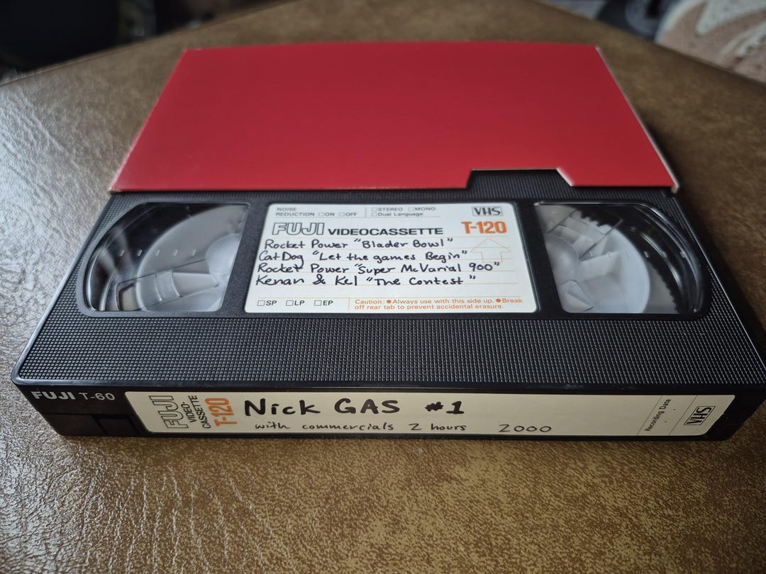 VHS Tape Nickelodeon Nick Gas With Commercials 2000 Rocket Power Catdog ...