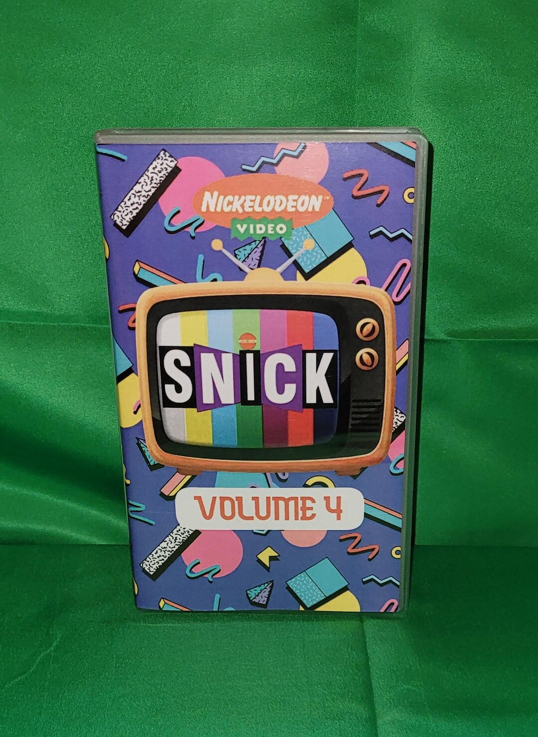Nickelodeon SNICK 1993 VHS Orange Tape Clarissa Ren & Stimpy AYAOTD 90 ...