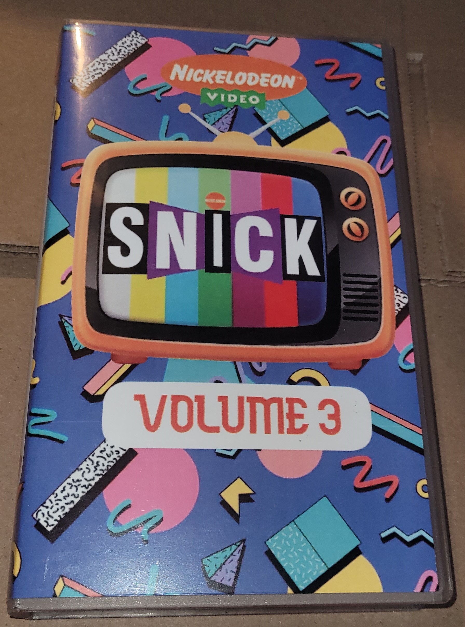 Nickelodeon SNICK 1993 VHS Orange Tape Clarissa Ren & Stimpy AYAOTD 90 ...