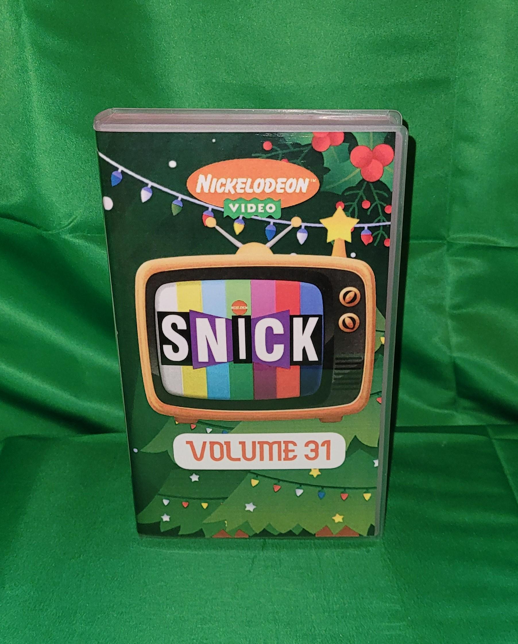 Nickelodeon SNICK Christmas 1993 VHS Green Tape Clarissa Ren & Stimpy ...