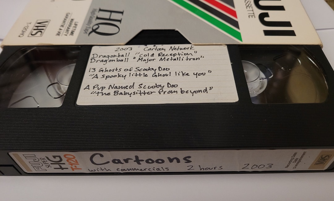 VHS Tape Cartoon Network 2003 With Commercials Cartoons Dragonball ...