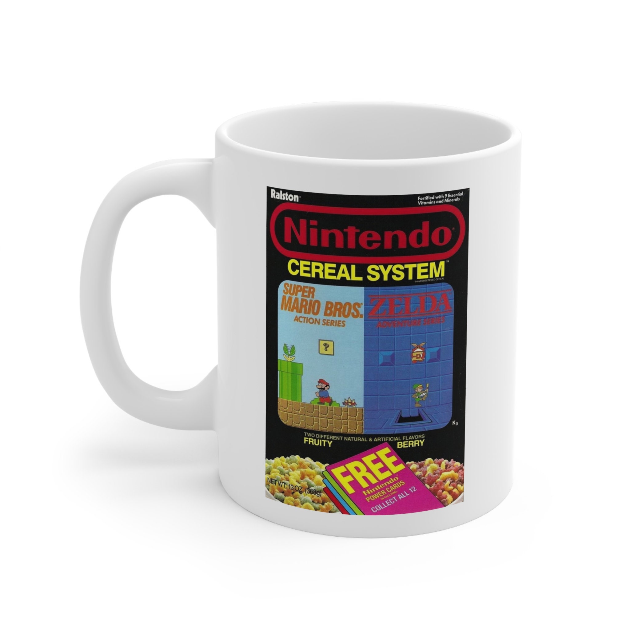 Nintendo Vintage Cereal System Box Coffee Mug - Etsy