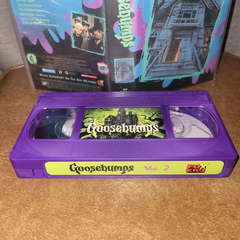 Goosebumps VHS Fox Kids With Commercials 2 Volumes Available - Etsy
