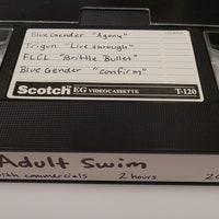 Vhs Tape Adult Swim 2004 Commercials Sealab 2021 Aqua Teen Hunger Force ...