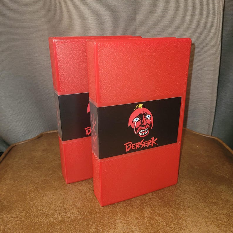 Berserk Anime 1997 Guts Red VHS 2 Volumes Available English DUB 4:3 - Etsy