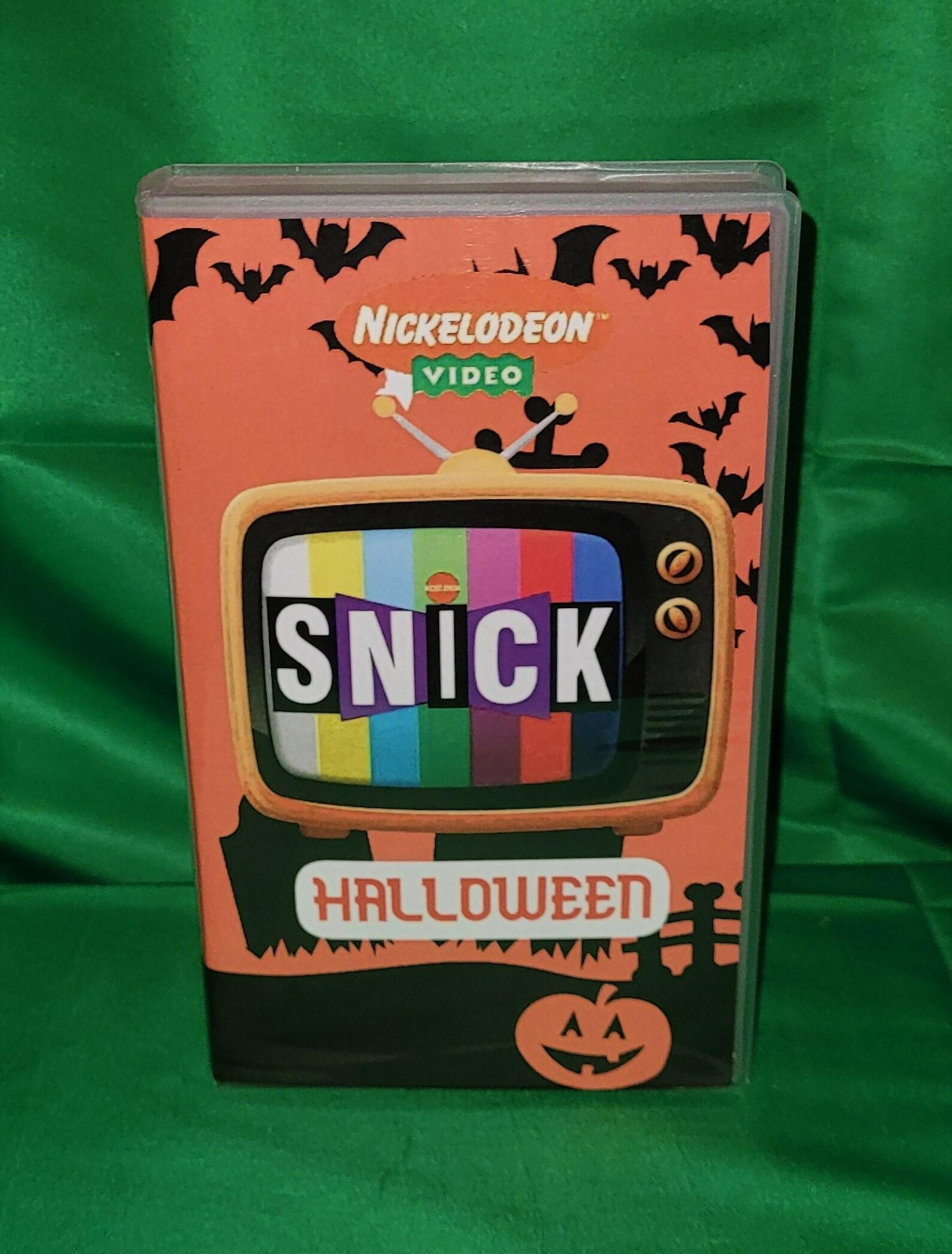 Nickelodeon SNICK Halloween 1993 VHS Orange Tape Clarissa Ren & Stimpy ...