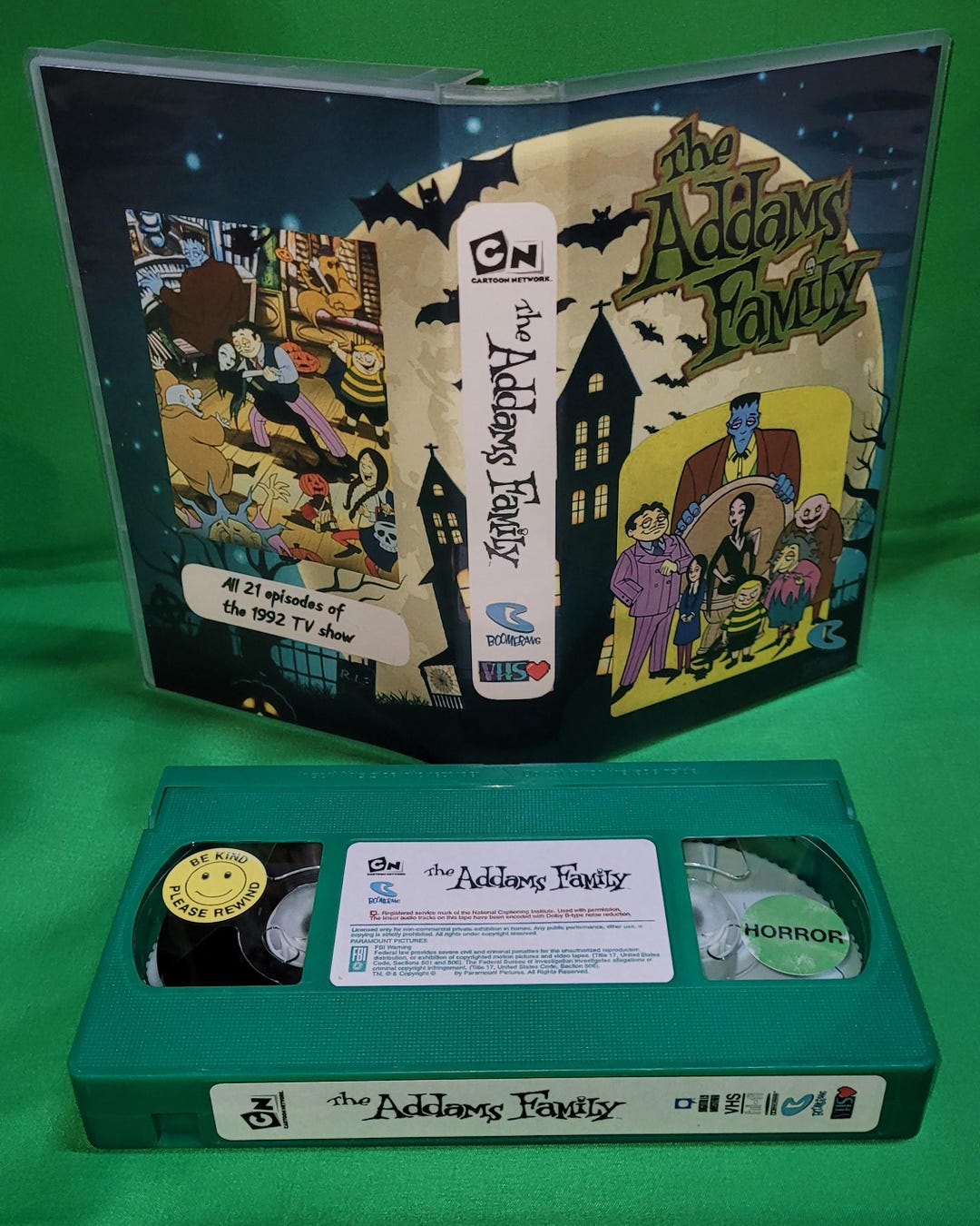 The Addams Family Cartoon 1992 All 21 Episodes 8 Hours on VHS Tape - Etsy