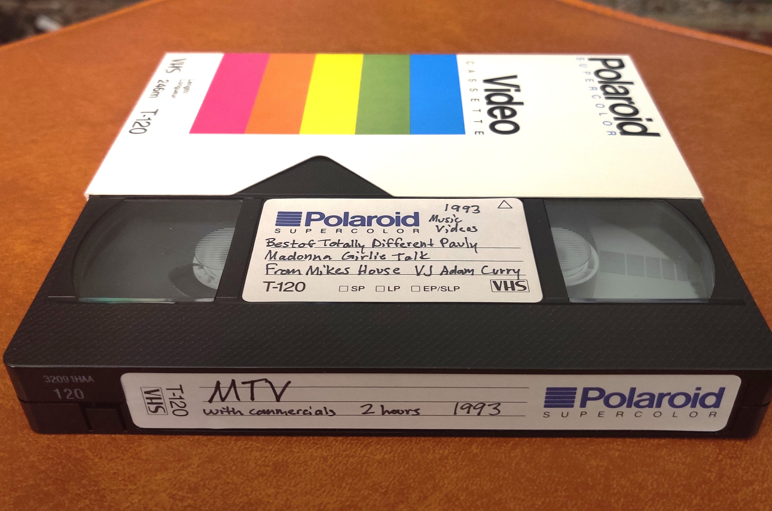 Vhs Tape MTV Music Videos 1993 With Commercials - Etsy