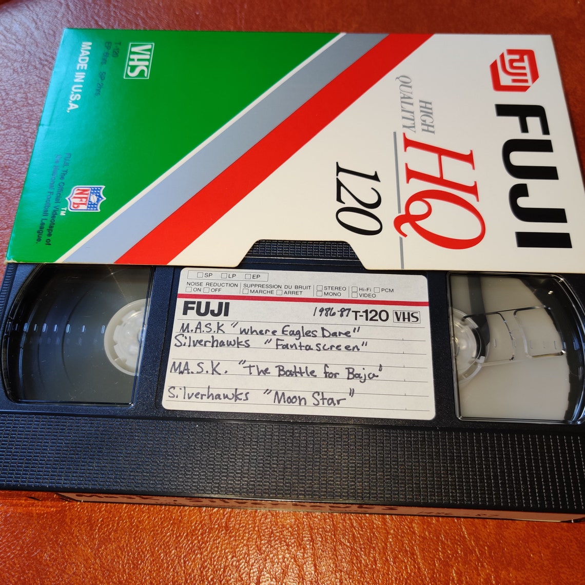 Vhs Tape Cartoons 1986-87 With Commercials M.A.S.K. Silverhawks - Etsy