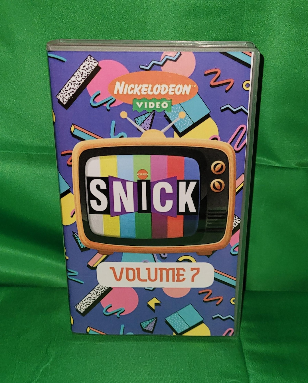 Nickelodeon SNICK 1993 VHS Orange Tape Clarissa Ren & Stimpy AYAOTD 90 ...