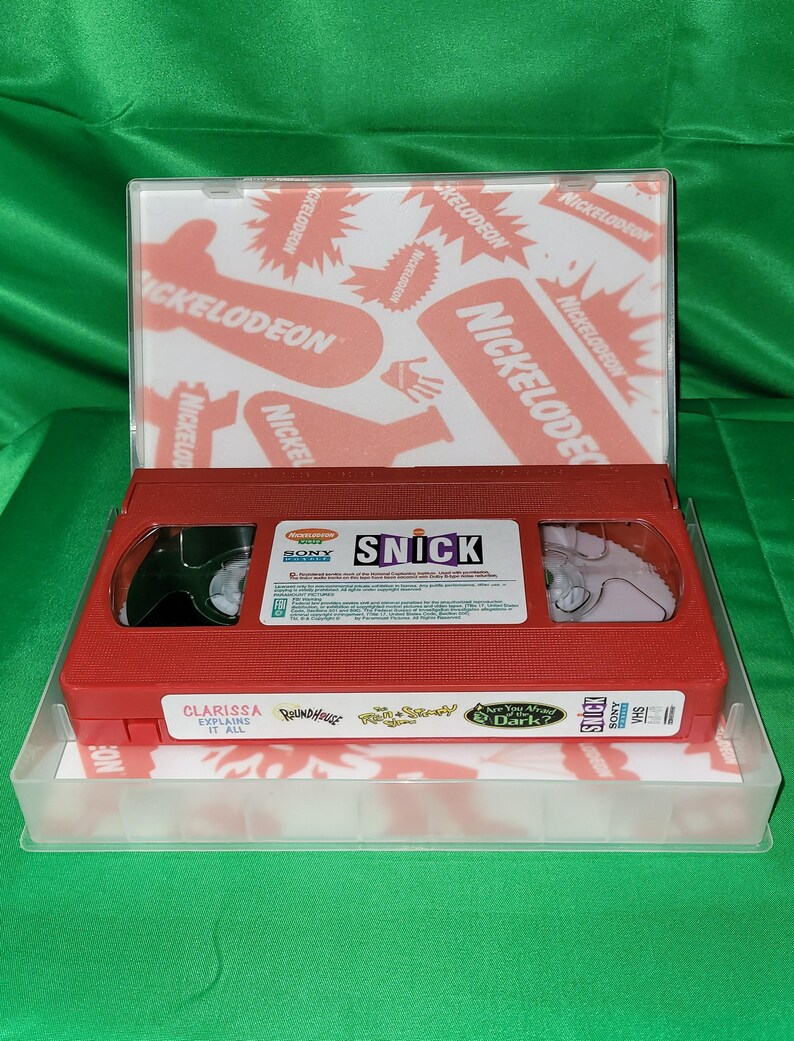 Nickelodeon SNICK Christmas 1993 VHS Red Tape Clarissa Ren & Stimpy ...