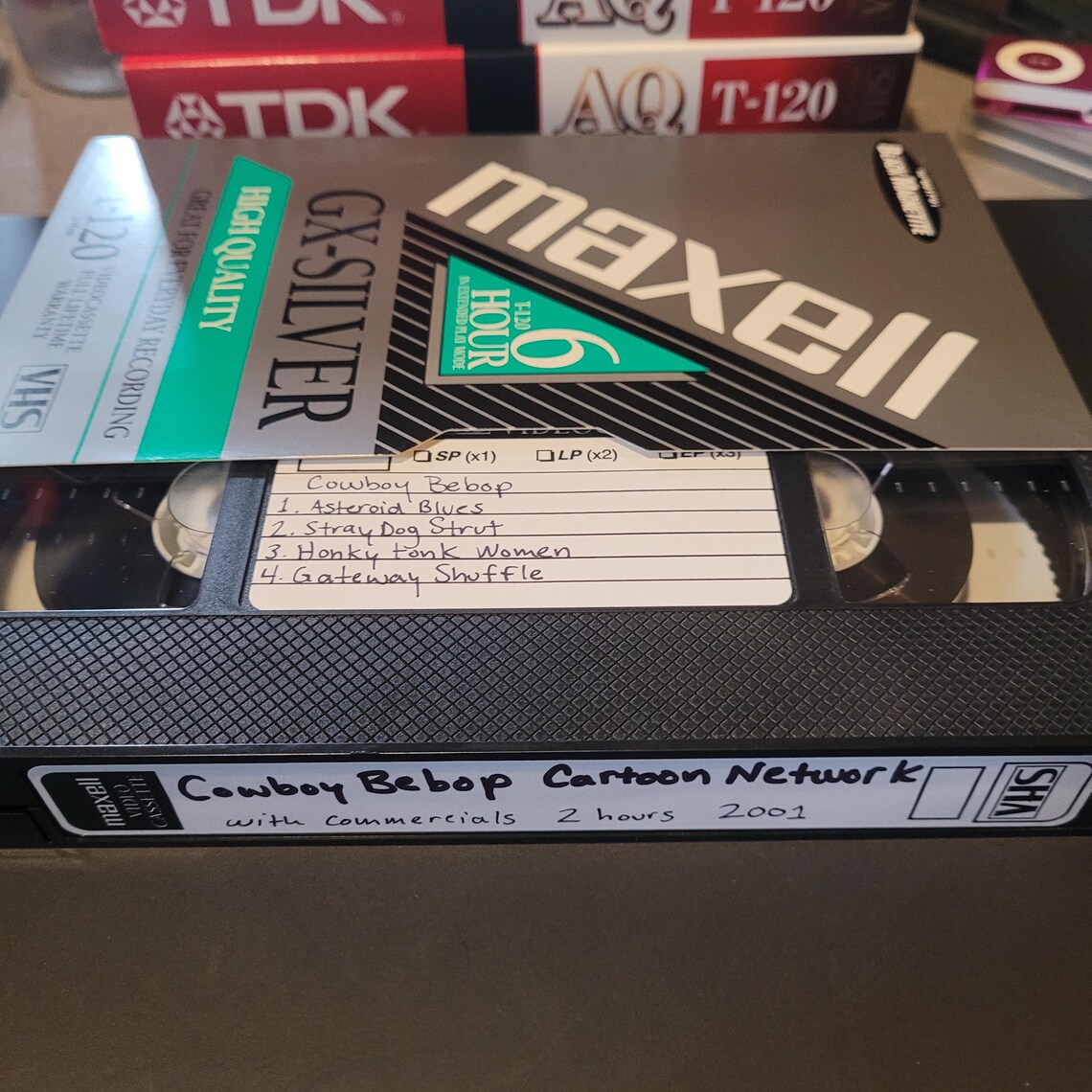 Vhs Tape Cowboy Bebop Cartoon Network 2001 With Commercials Adult Swim ...