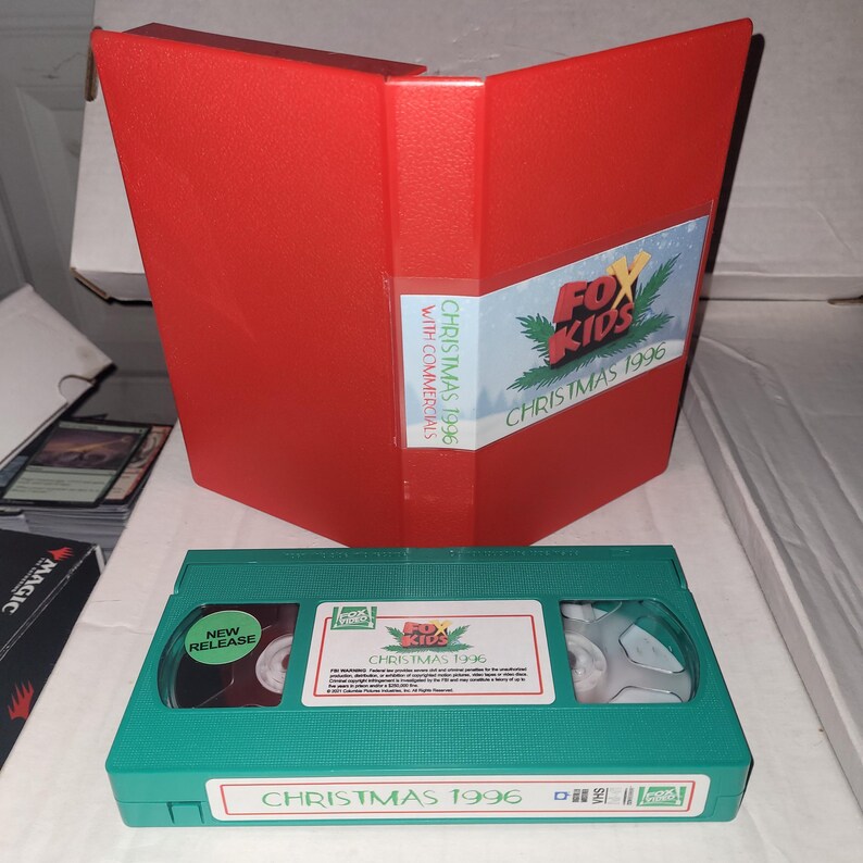 FOX KIDS Christmas 1996 VHS Tape 90's 4 Hours With Commercials - Etsy