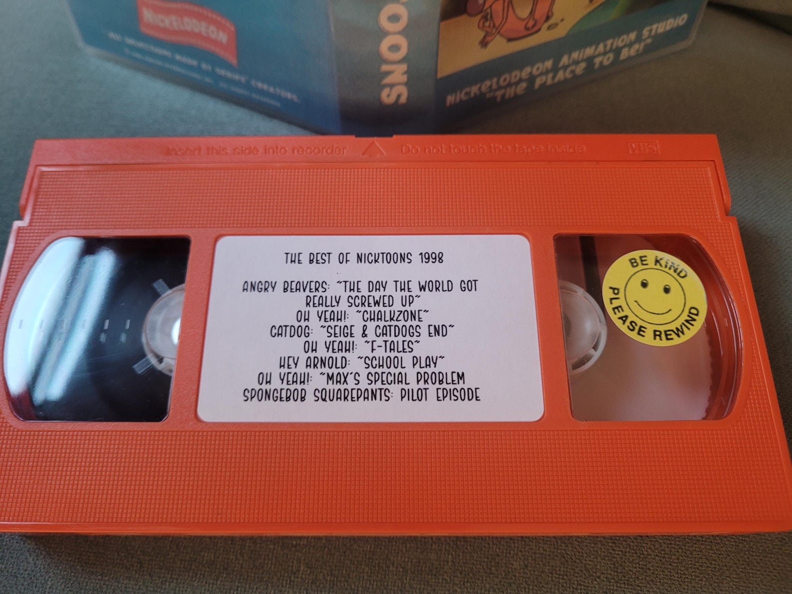Nickelodeon the Best of Nicktoons 1998 VHS 90's Angry Beavers Catdog Oh ...