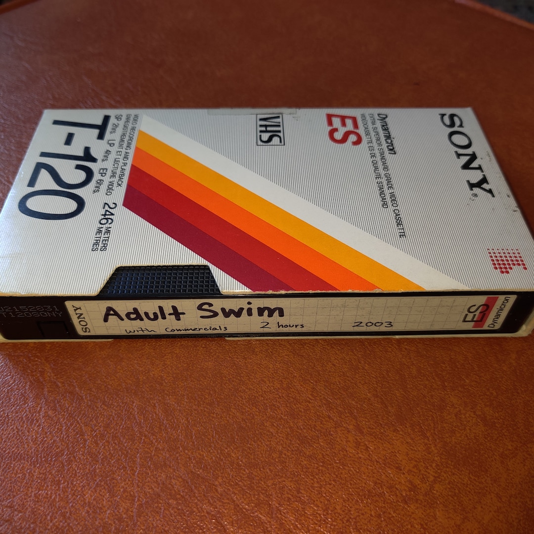 Vhs Tape Adult Swim Cartoon Network 2003 With Commercials Cartoons ...