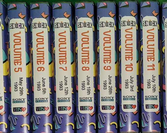 Sold as Blank (14) VHS Tapes Lot With All Commercials Various TV Local ...