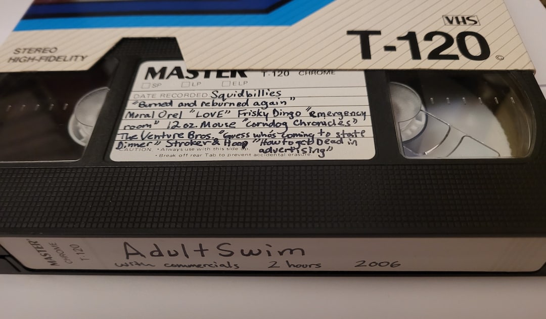 Vhs Tape Adult Swim 2006 Commercials Squidbillies Moral Oral the ...