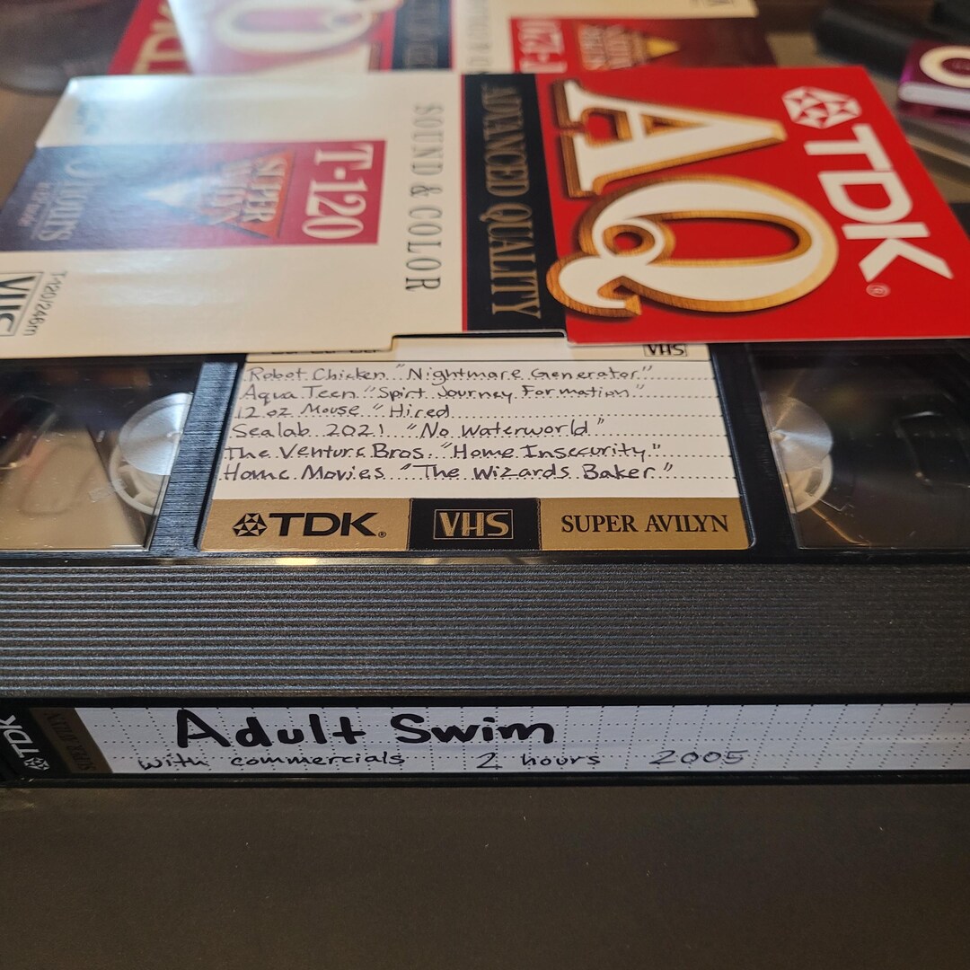 Vhs Tape Adult Swim Cartoon Network 2005 With Commercials Venture Bros ...