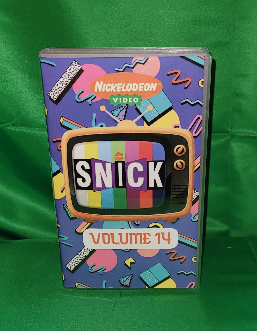 Nickelodeon SNICK 1993 VHS Orange Tape Clarissa Ren & Stimpy AYAOTD 90 ...