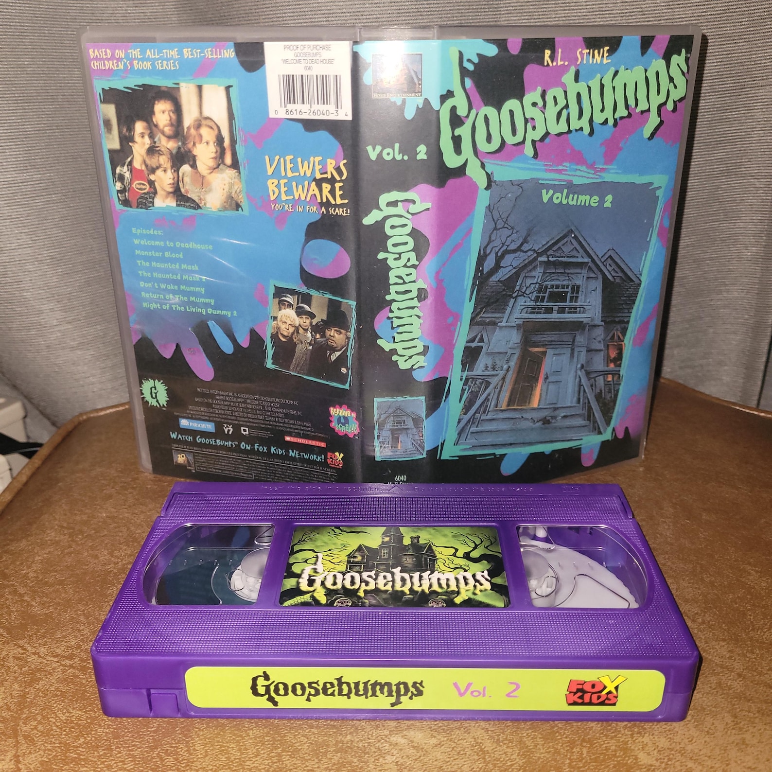 Goosebumps VHS Fox Kids With Commercials 2 Volumes Available - Etsy