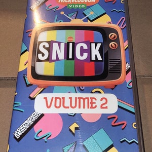 Nickelodeon SNICK 1993 VHS Orange Tape Clarissa Ren & Stimpy AYAOTD 90 ...