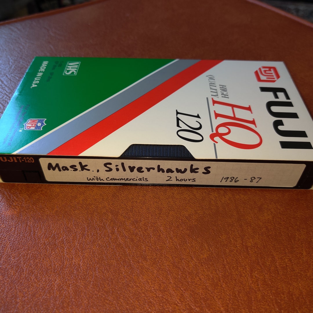 Vhs Tape Cartoons 1986-87 With Commercials M.A.S.K. Silverhawks - Etsy