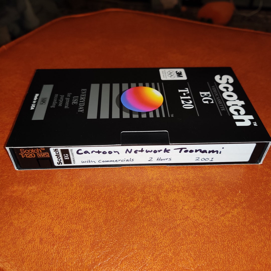 Vhs Tape Toonami Cartoon Network 2001 With Commercials Cartoons Tenchi Univers Big-o Dragonball ...