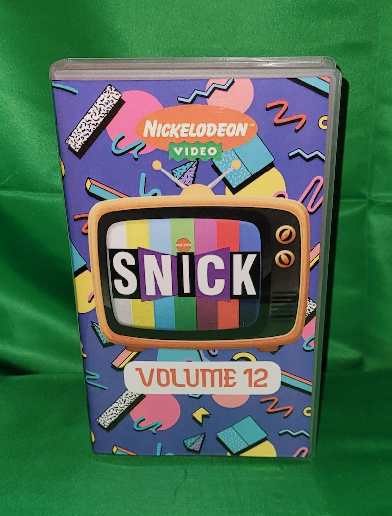 Nickelodeon SNICK 1993 VHS Orange Tape Clarissa Ren & Stimpy AYAOTD 90 ...