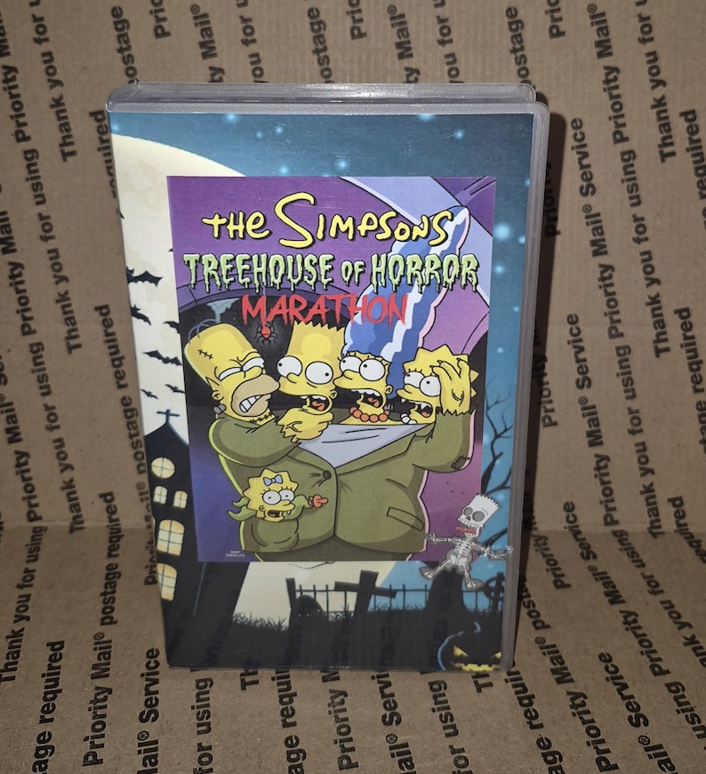 The Simpsons Treehouse of Horror 1994 VHS Tape 90's Halloween Marathon ...
