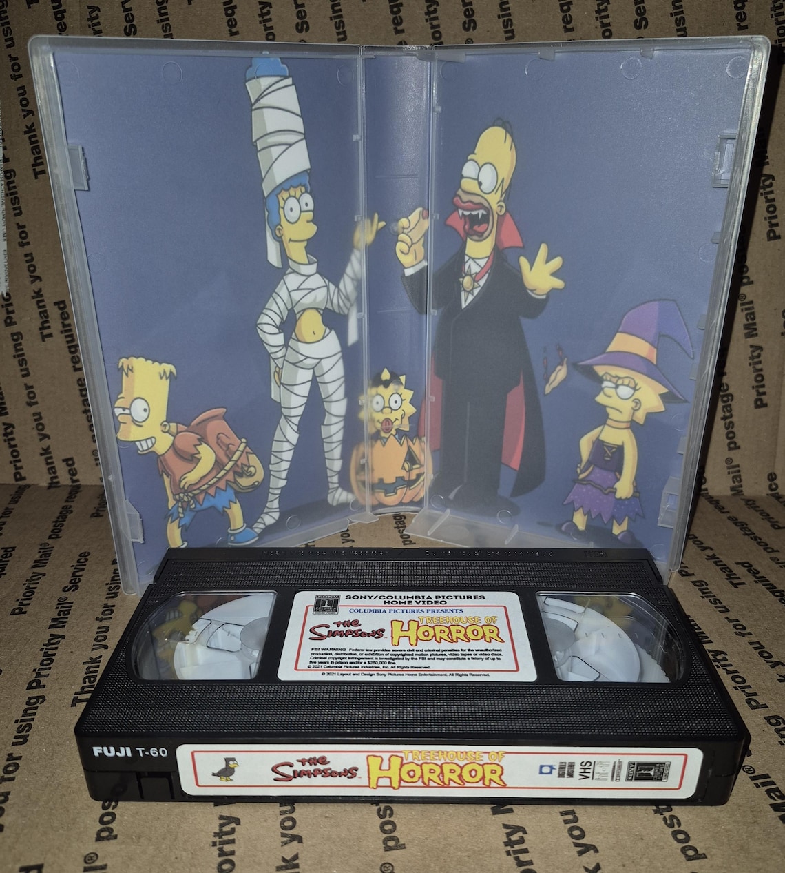 The Simpsons Treehouse of Horror 1994 VHS Tape 90's Halloween Marathon ...