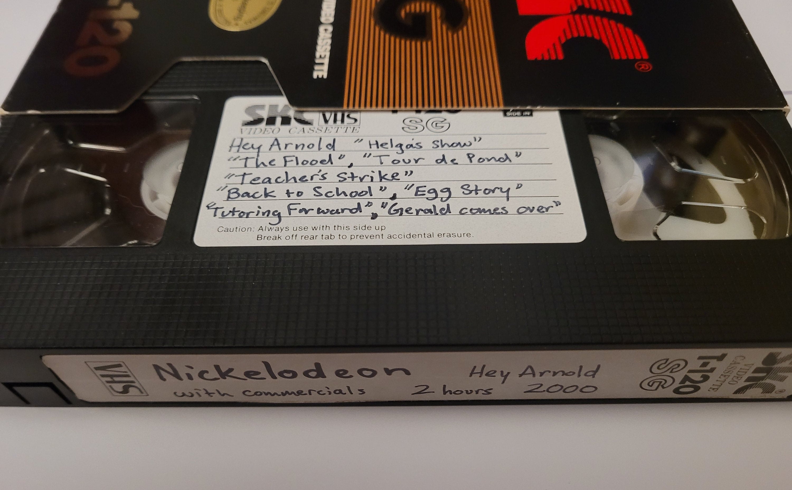 VHS Tape 2000 Nickelodeon Hey Arnold With Commercials - Etsy