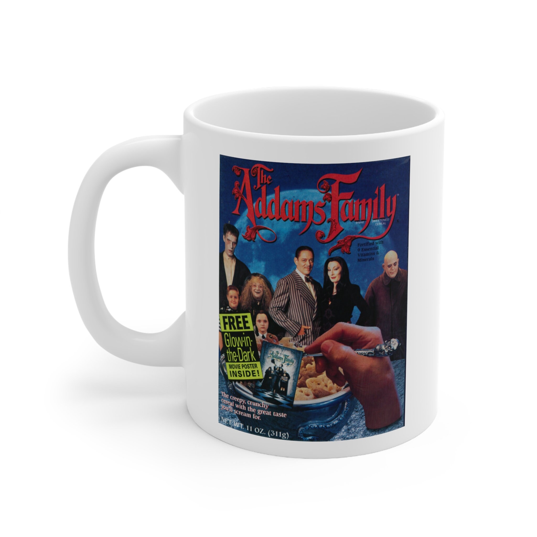 The Addams Family Vintage 90's Cereal Box Coffee Mug - Etsy
