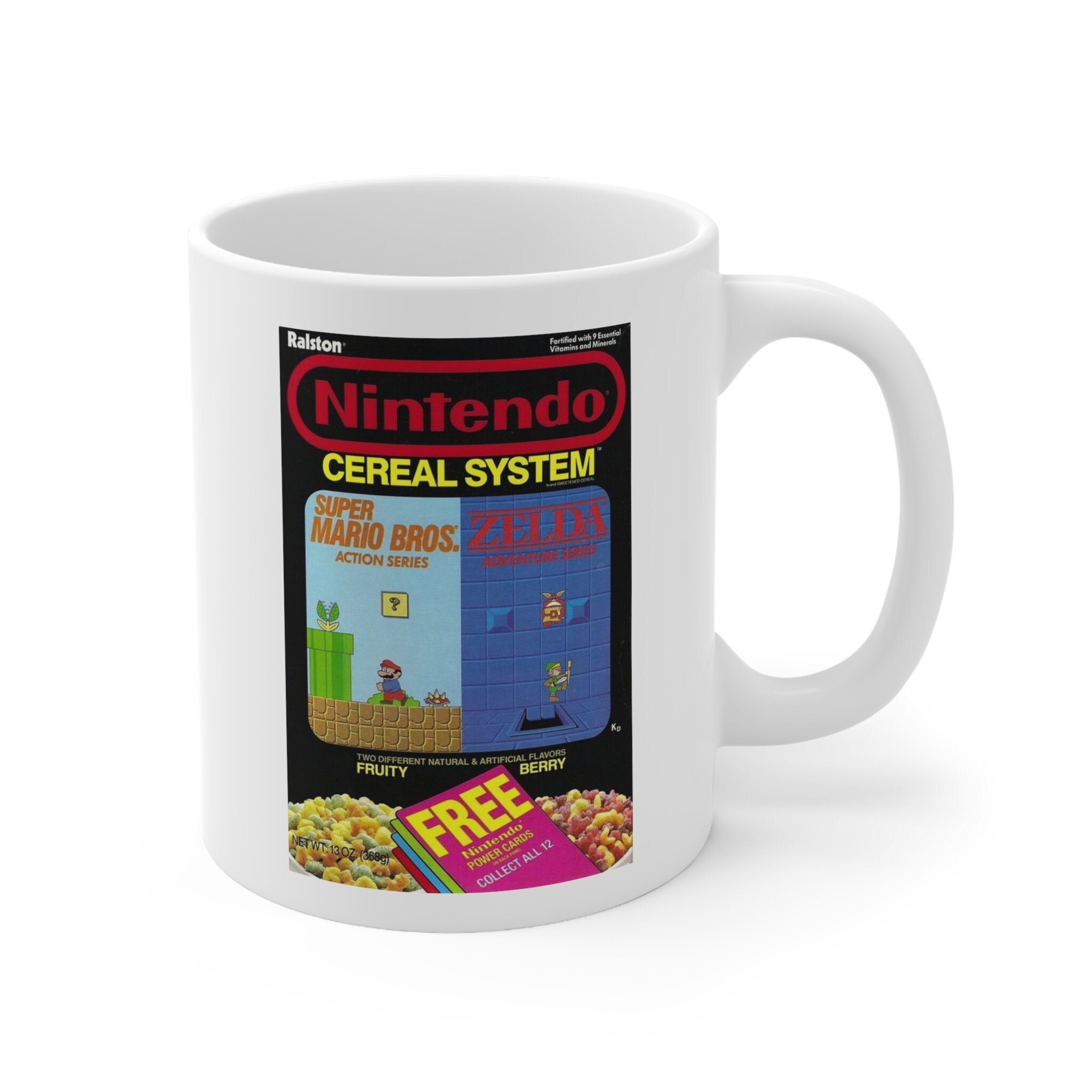 Nintendo Vintage Cereal System Box Coffee Mug - Etsy