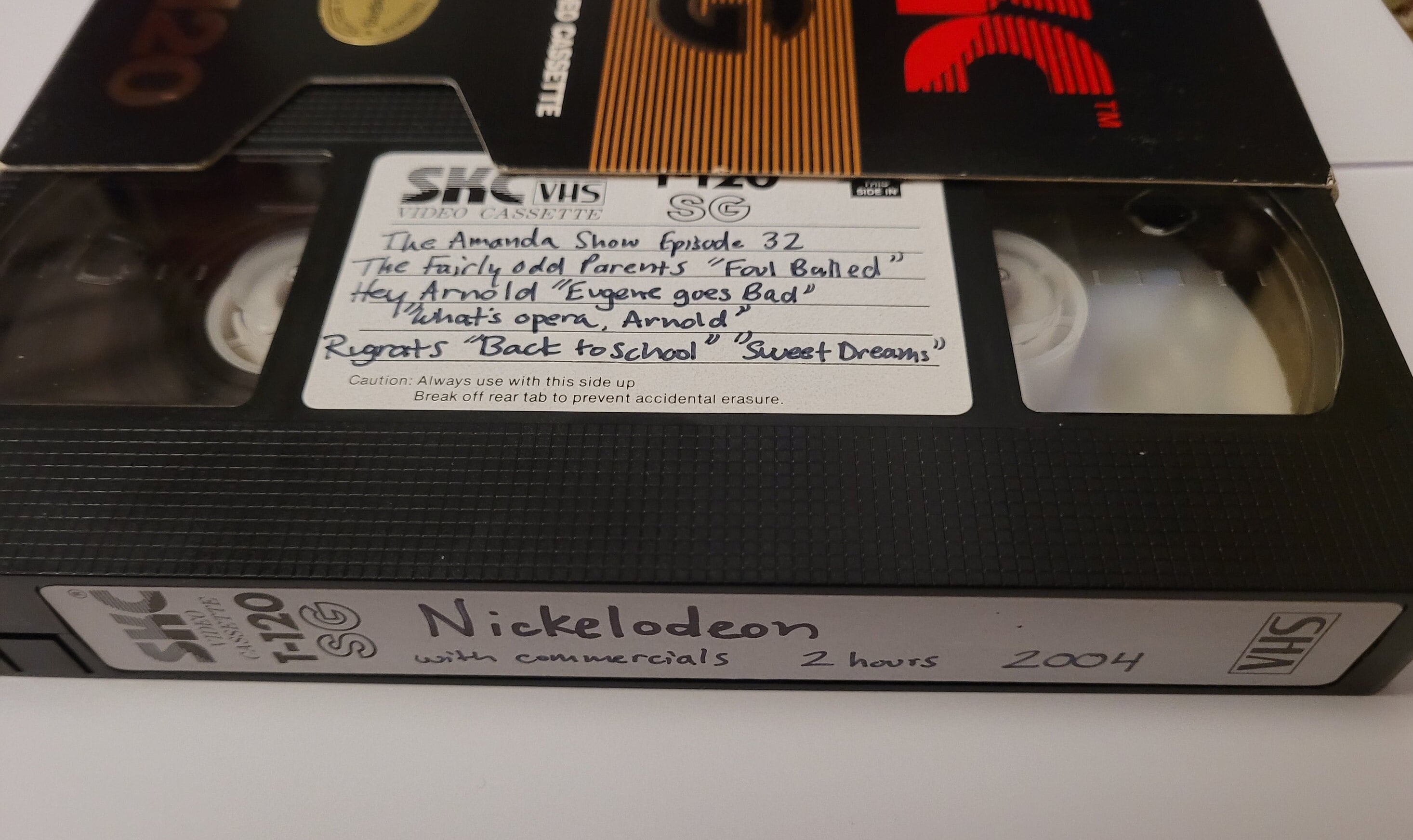 VHS Tape 2004 Nickelodeon Hey Arnold the Amanda Show Rugrats With ...