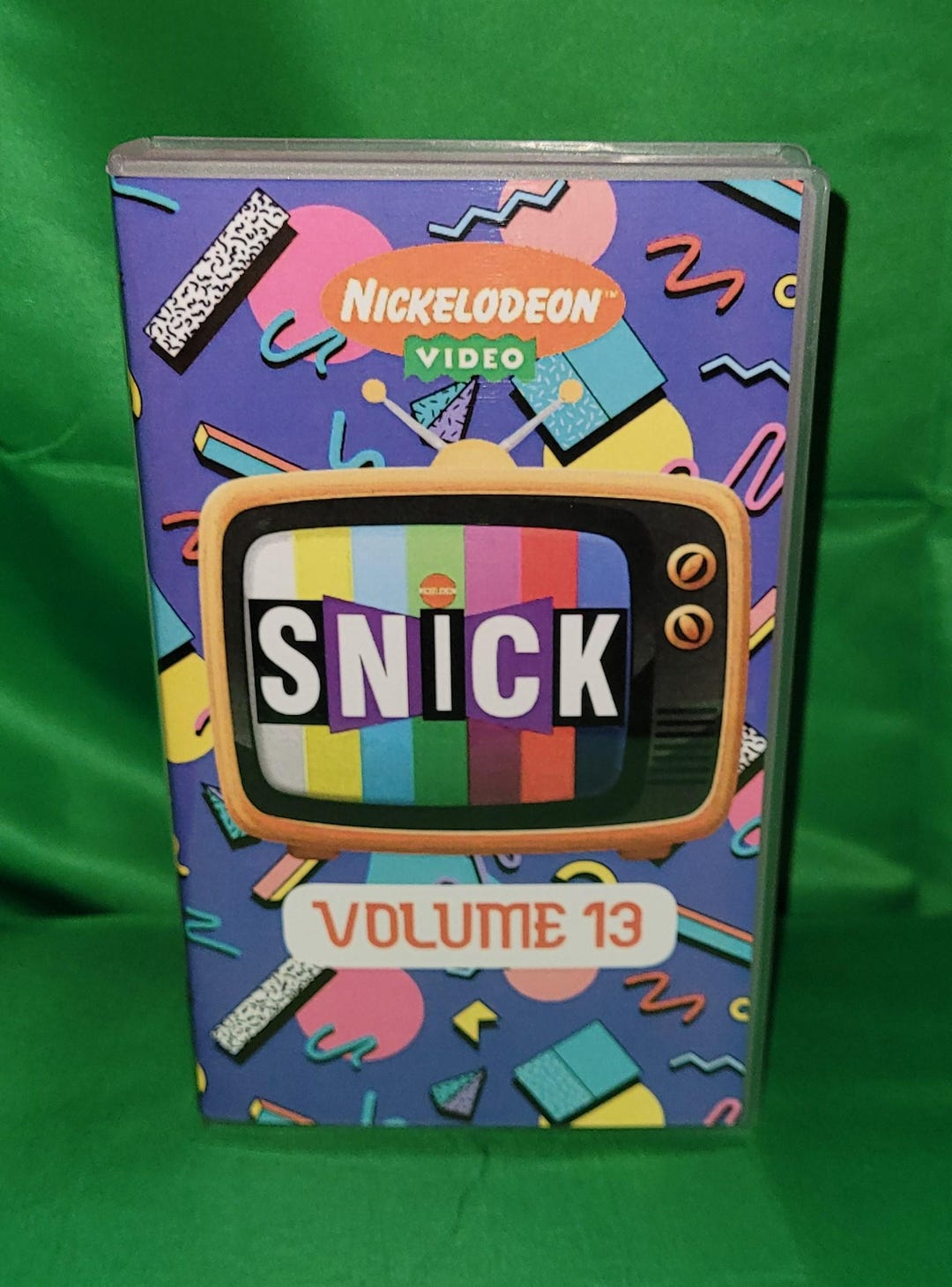 Nickelodeon SNICK 1993 VHS Orange Tape Clarissa Ren & Stimpy AYAOTD 90 ...