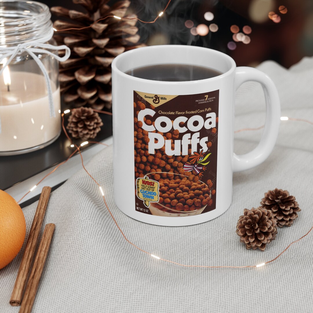 Cocoa Puffs Vintage Cereal Box Coffee Mug - Etsy