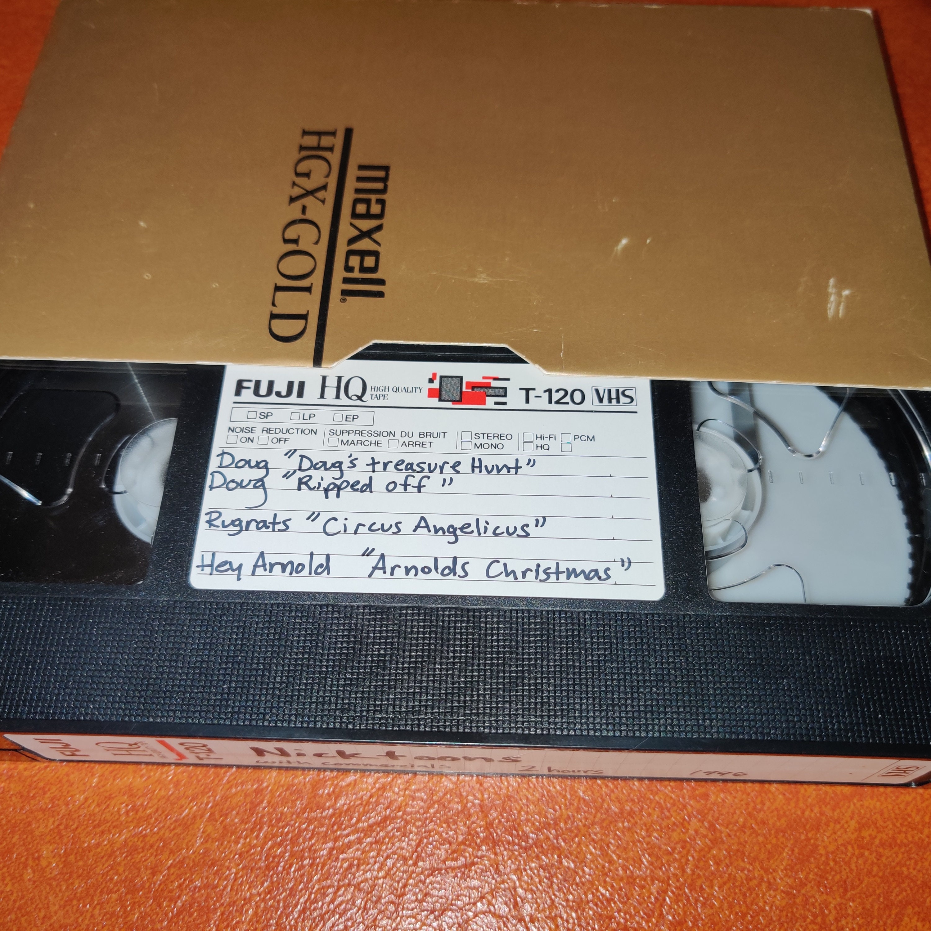 Vhs Tape Cartoons Nicktoons 1996 With Commercials Doug Rugrats Hey ...