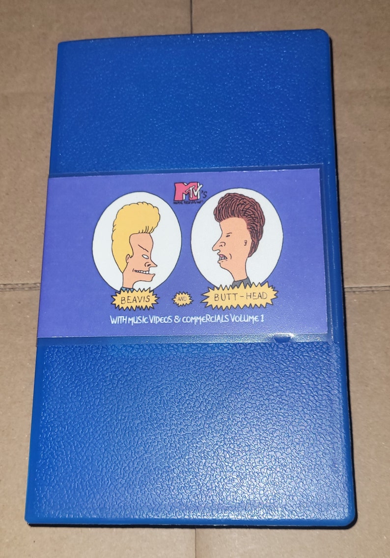 Beavis & Butthead Boot VHS Tape MTV 1996 With Commercials Music Videos ...