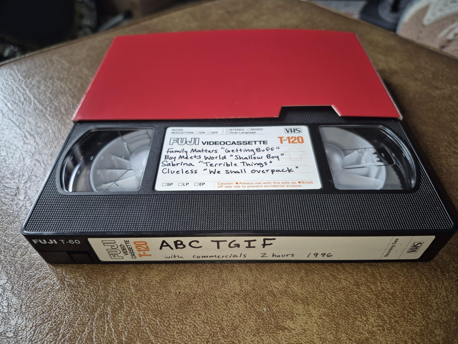 VHS Tape ABC TGIF With Commercials 1996 Boy Meets World Sabrina ...