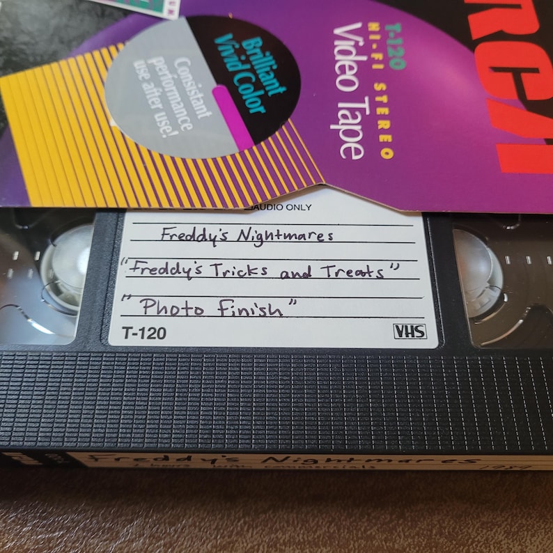 VHS Tape Freddy's Nightmares Halloween With Commercials 1989 - Etsy