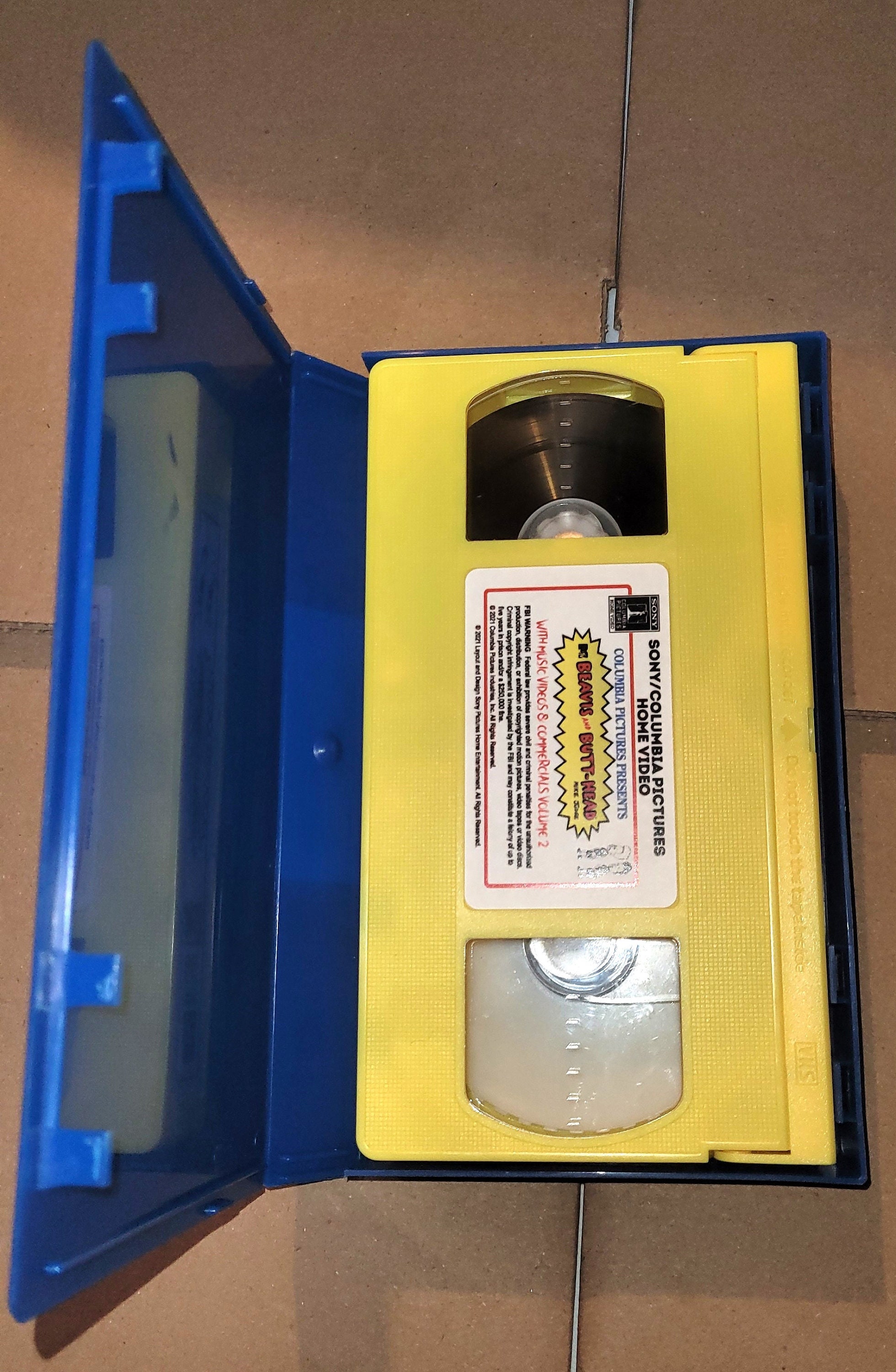 Beavis & Butthead Boot VHS Tape MTV 1996 With Commercials Music Videos ...