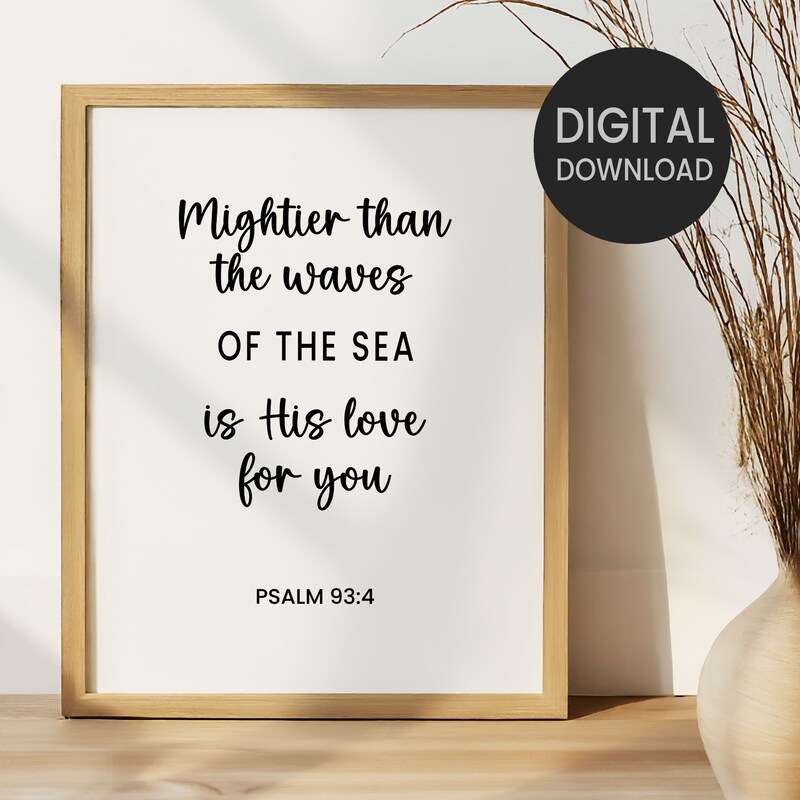 Psalm 93 4 - Etsy