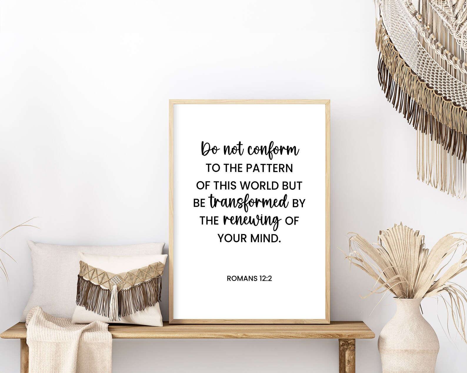Romans 12:2, Do Not Conform to the Pattern of This World Printable Wall ...