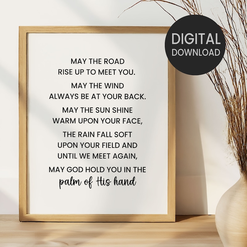 May the Road Rise - Etsy