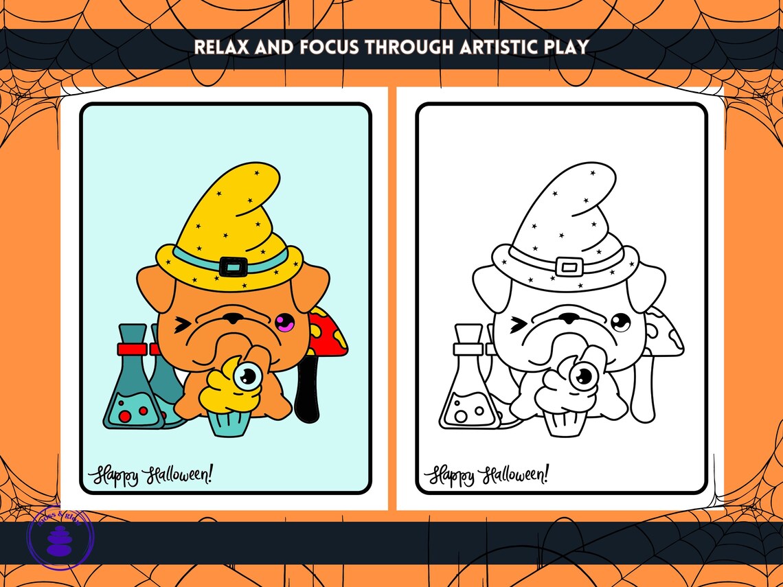 8 Cute Halloween Coloring Pages! These Fun, Non-scary Designs Spark ...